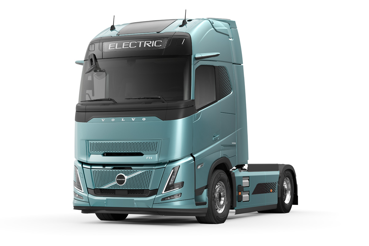 Volvo FH Aero Electric LKW bei Popp Fahrzeugbau