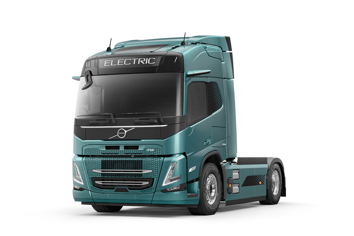 Volvo FM Electric LKW bei Popp Fahrzeugbau